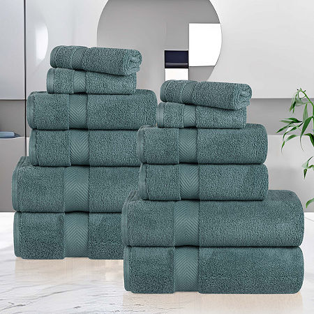 Click here for SUPERIOR Zero Twist Cotton 12pc Chevron Towel Set... prices