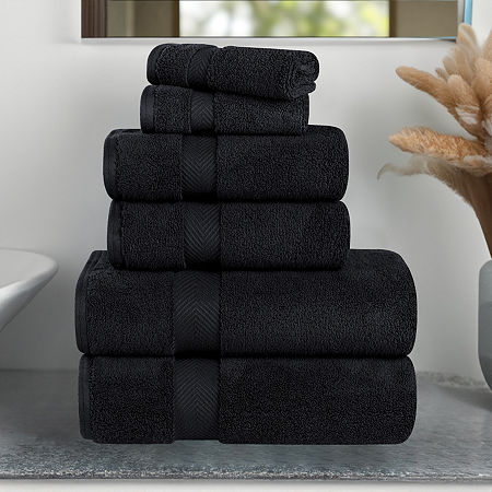 Click here for SUPERIOR Zero Twist Cotton 6pc Chevron Towel Set 6... prices