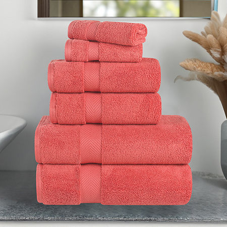 Click here for SUPERIOR Zero Twist Cotton 6pc Chevron Towel Set 6... prices