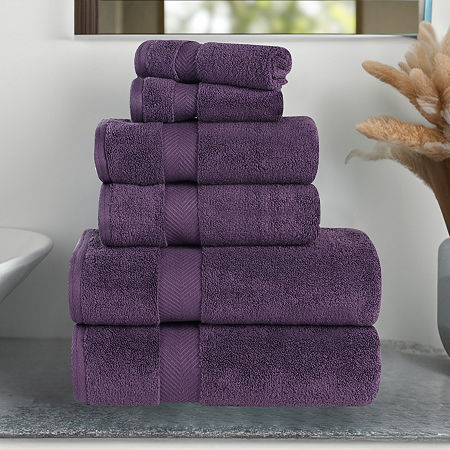 Click here for SUPERIOR Zero Twist Cotton 6pc Chevron Towel Set 6... prices