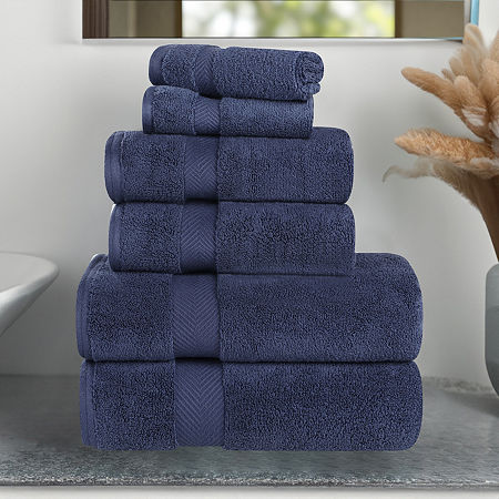 Click here for SUPERIOR Zero Twist Cotton 6pc Chevron Towel Set 6... prices