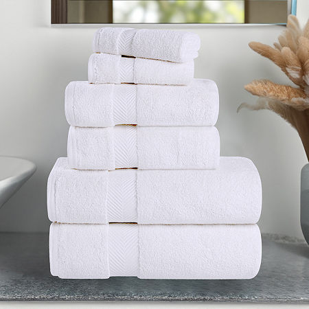 Click here for SUPERIOR Zero Twist Cotton 6pc Chevron Towel Set 6... prices