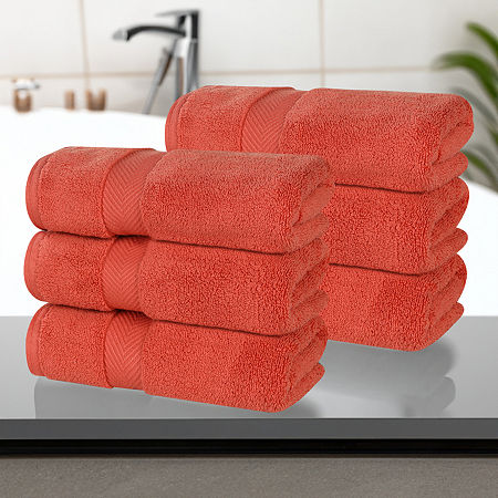 Click here for SUPERIOR Zero Twist Cotton 6pc Chevron Hand Towel... prices