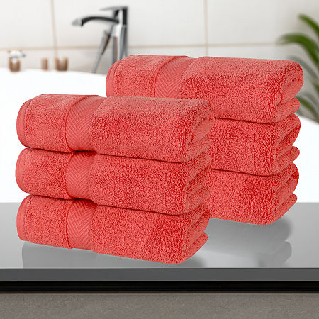 Click here for SUPERIOR Zero Twist Cotton 6pc Chevron Hand Towel... prices