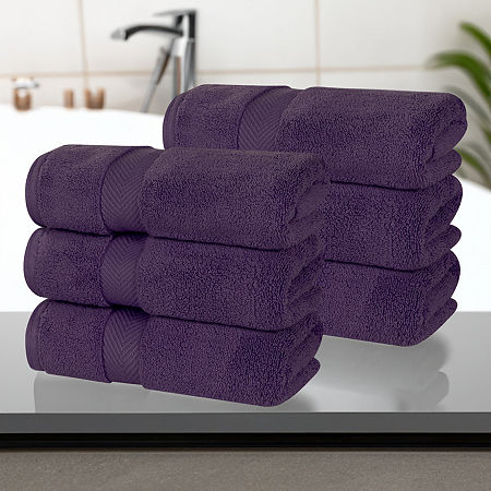 Click here for SUPERIOR Zero Twist Cotton 6pc Chevron Hand Towel... prices