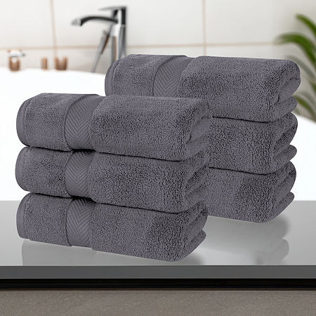 Click here for SUPERIOR Zero Twist Cotton 6pc Chevron Hand Towel... prices