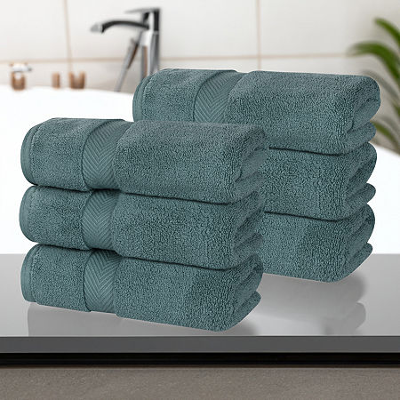 Click here for SUPERIOR Zero Twist Cotton 6pc Chevron Hand Towel... prices