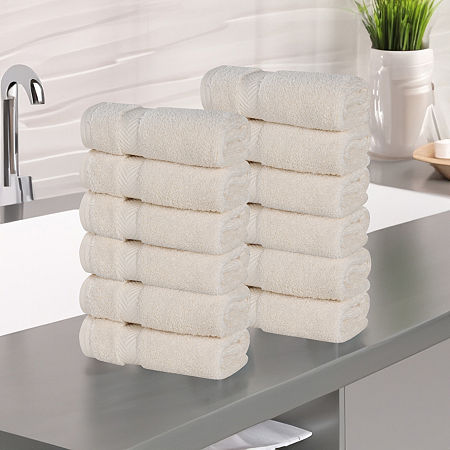 Click here for SUPERIOR Zero Twist Cotton 12pc Face Towel 12-pc.... prices