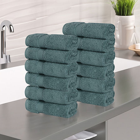 Click here for SUPERIOR Zero Twist Cotton 12pc Face Towel 12-pc.... prices