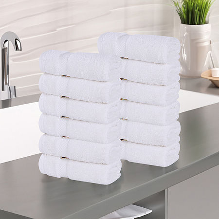 Click here for SUPERIOR Zero Twist Cotton 12pc Face Towel 12-pc.... prices