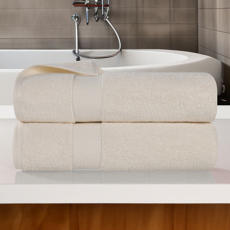 Click here for SUPERIOR Zero Twist Cotton 2pc Chevron Bath Towel... prices