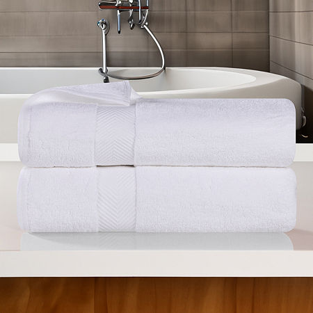 Click here for SUPERIOR Zero Twist Cotton 2pc Chevron Bath Towel... prices