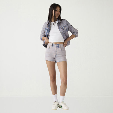 Click here for Levis Womens Denim 501 Short  27  Pink prices