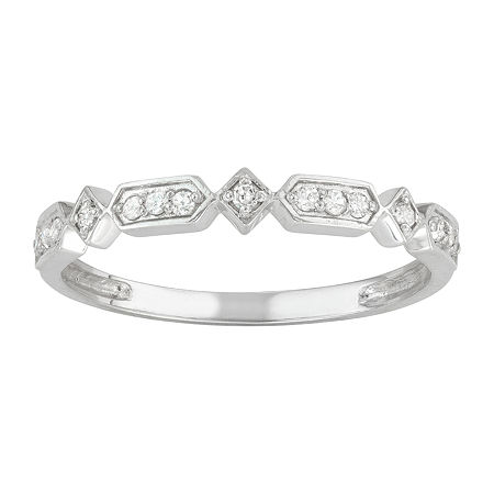 Click here for Womens 1/7 CT. T.W. Natural White Diamond 10K Whit... prices