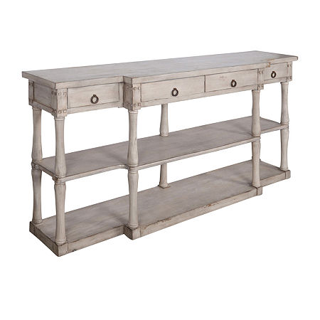 Click here for Wilshire 4-Drawer Console Table  One Size  Gray prices