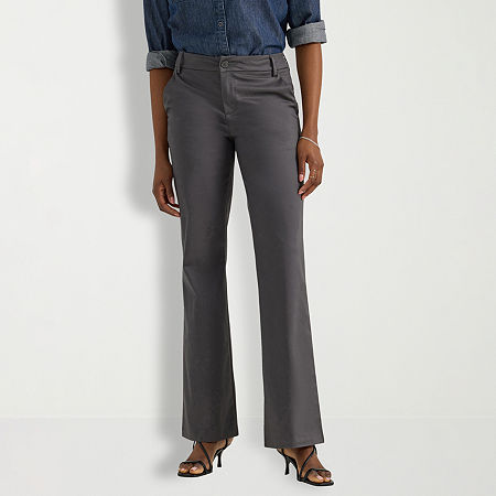 Click here for Lee Wrinkle Free Womens Bootcut Mid Rise Straight... prices