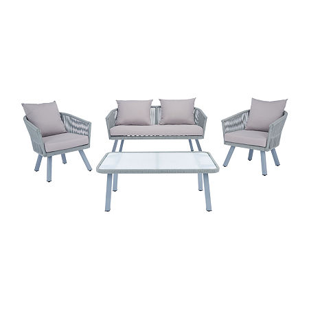 Click here for Safavieh Belmi 4-Piece Outdoor Rope Living Set prices