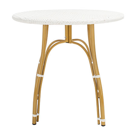 Click here for Rattan Patio Side Table  One Size  White prices