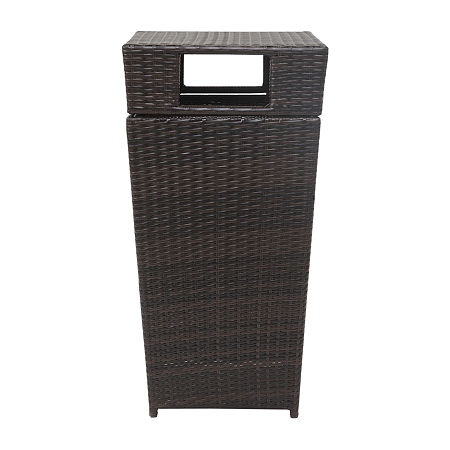 Click here for Patio Wicker Trash Cans  One Size  Brown prices