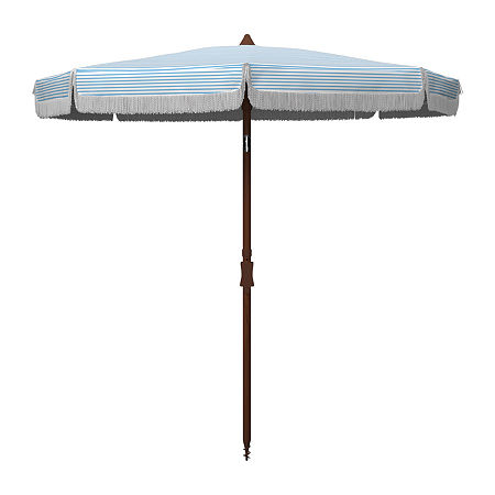 Click here for Copen 6.5 Umbrella - White  Light Blue Stripes prices