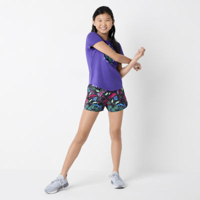 Xersion Little & Big Girls Running Short, Color: Multi Butterfly - JCPenney