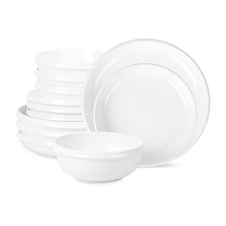 Stone Lain Verso 12 Pc. Dinnerware Set  Service for 4 - White