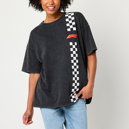 Click here for Formula 1 Racing Oversized Womens Crew Neck Short... prices