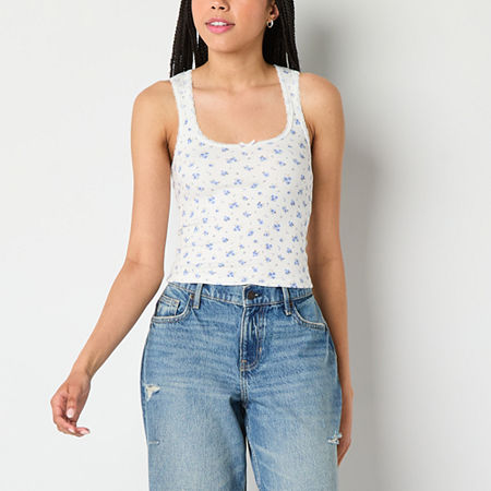 Click here for Arizona Womens Scoop Neck Sleeveless Juniors Tank... prices