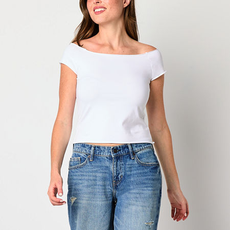 Click here for Arizona Off The Shoulder Womens Short Sleeve Junio... prices