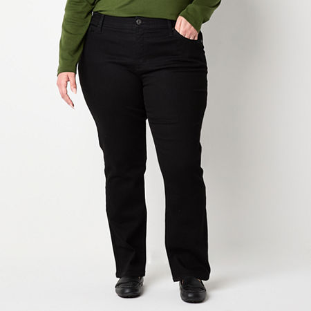 Click here for St. Johns Bay Womens Mid Rise Straight Leg Jean  1... prices