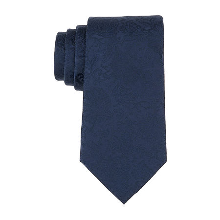 Click here for Stafford Extra Long Floral Tie  One Size  Blue prices
