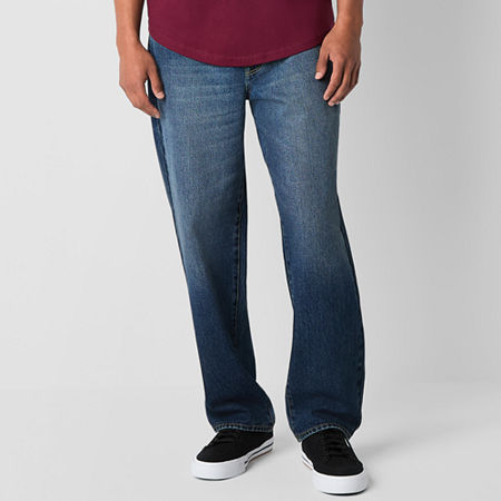 Click here for Arizona Mens Loose Fit 5 Pocket Jean  34 32  Blue prices