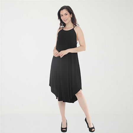 Click here for White Mark Halter Neck Womens Sleeveless Midi Swin... prices