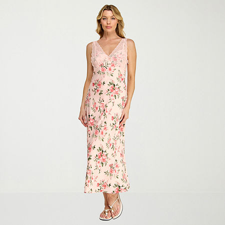 Click here for Trixxi Womens Sleeveless Floral Midi Slip Dress  L... prices