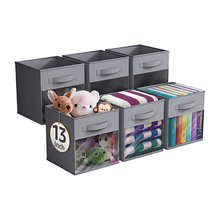 Click here for Sorbus 13 Inch 6 Pack Collapsible Fabric Storage B... prices
