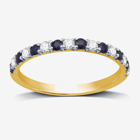 Click here for Womens 1/4 CT. T.W. Lab Grown Blue Sapphire Sterli... prices