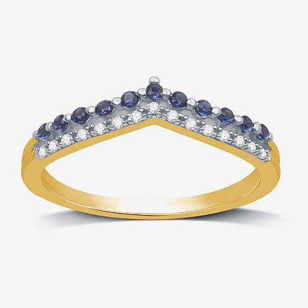 Click here for Diamond Accent Lab Created Sapphire Sterling Silve... prices