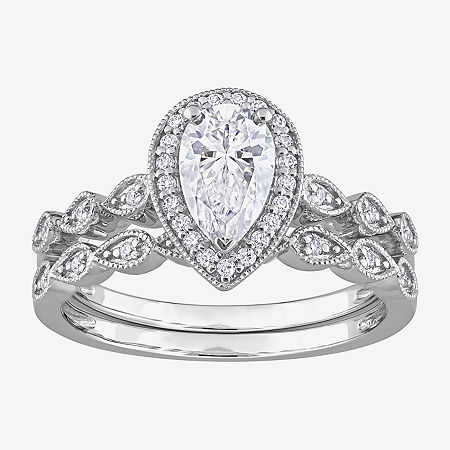 Click here for Womens 1 1/6 CT. T.W. Lab Created White Moissanite... prices