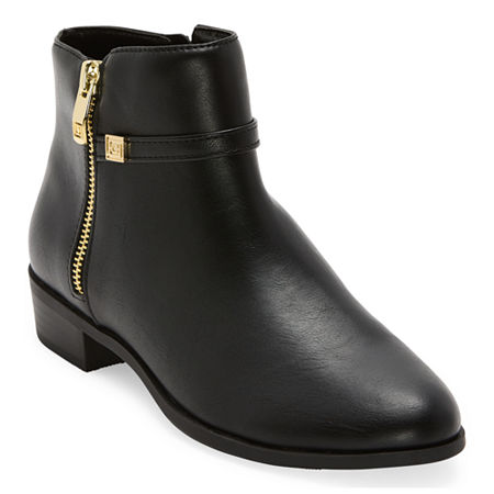 Click here for Liz Claiborne Womens Roth Stacked Heel Booties  6... prices