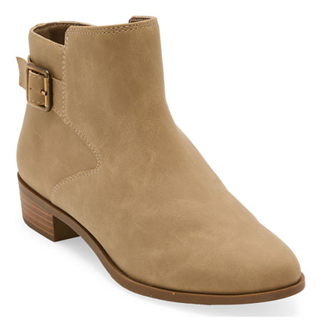 Click here for St. Johns Bay Womens Ryder Stacked Heel Booties  7... prices