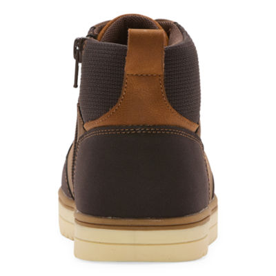 Thereabouts Little & Big Boys Asher Flat Heel Lace Up Boots, Color ...