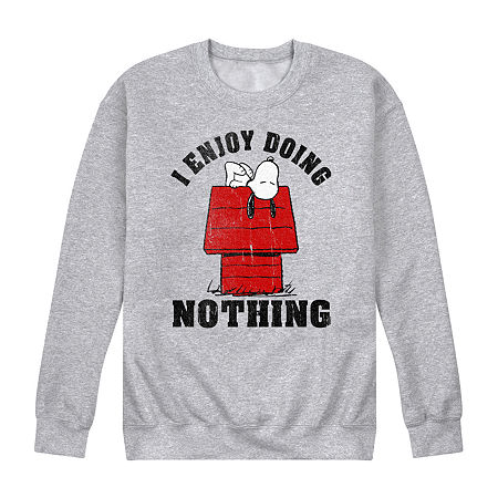 Click here for Mens Long Sleeve Peanuts Sweatshirt  Small  Gray prices