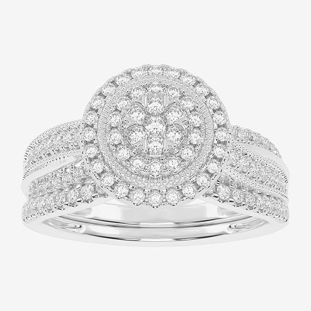 Click here for Womens 1/2 CT. T.W. Natural White Diamond 10K Whit... prices