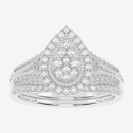 Click here for Womens 1/2 CT. T.W. Natural White Diamond 10K Whit... prices