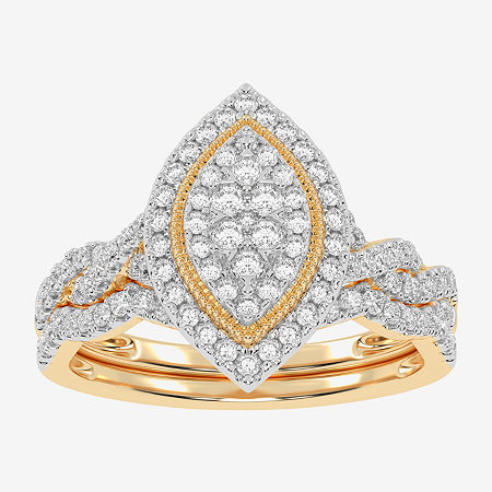 Click here for Womens 1/2 CT. T.W. Natural White Diamond 10K Whit... prices