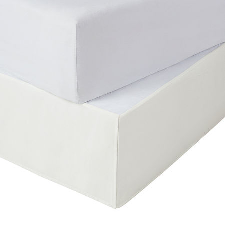 Click here for Serta 14 Inch Drop Bed Skirt  One Size  White prices