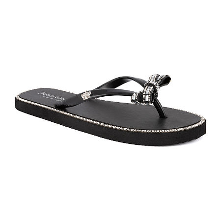 Click here for Juicy Couture Womens Sierra Flip-Flops  6  Black prices