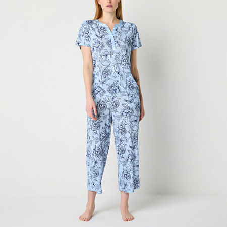 Click here for Adonna Womens Round Neck Short Sleeve 2-pc. Pajama... prices