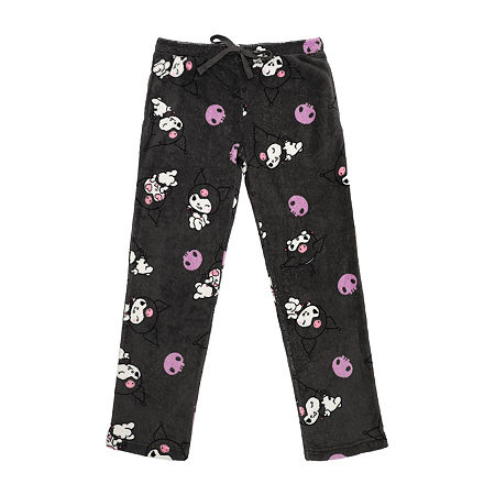 Click here for Womens Kuromi Plush Pajama Pants  X-large  Black prices