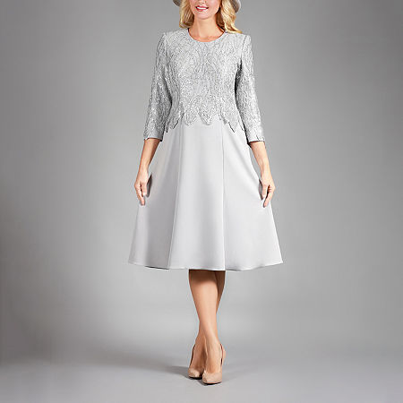 Click here for Giovanna Collection Womens 3/4 Sleeve A-Line Dress... prices